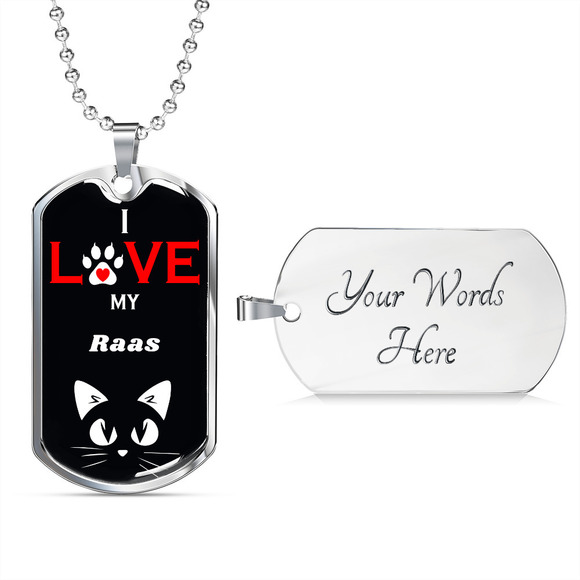 Express Your Love Gifts | Jewelry | I Love My Raas Cat Necklace ...